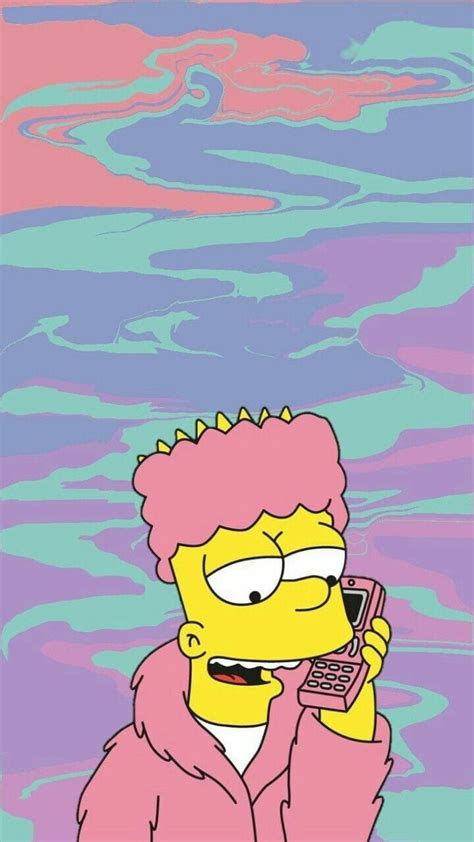 Trippy Bart Simpson Wallpapers Wallpaper Cave