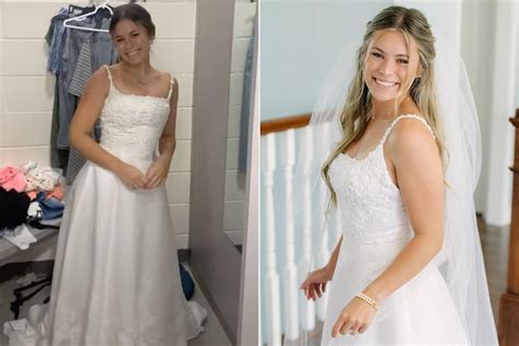 Bride Surprises Groom At Wedding By Wearing Dress They Randomly Found