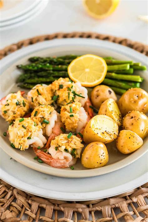 Baked Stuffed Shrimp With Crab Foxes Love Lemons