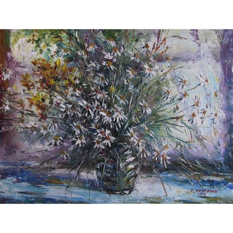 Купить картину Полевые ромашки в Москве от художника Круглова Светлана