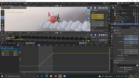 Why the slope of graph editor in Blender 2.92 is a straight line rather than being curve in ...
