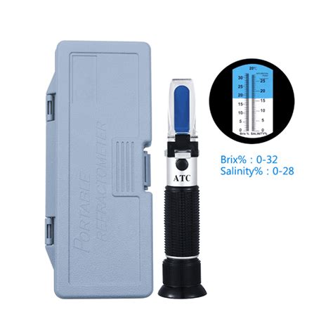 Brix Refractometer With Dual Scale Specific Gravity Brix Hydrometer