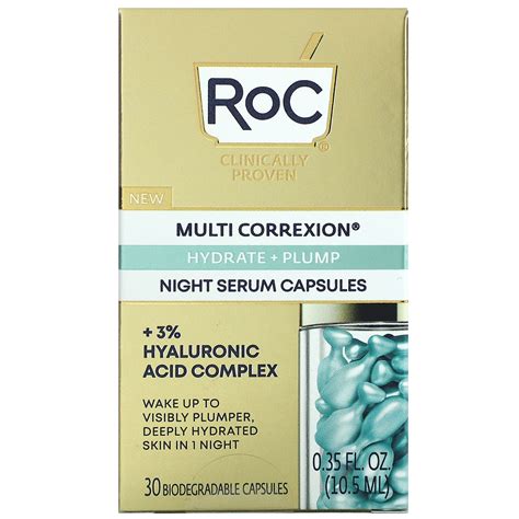 Roc Multi Correxion Hydrate Plump Night Serum Capsules Fragrance