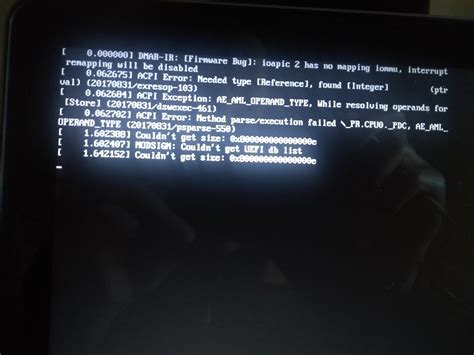 Secure Booting Error