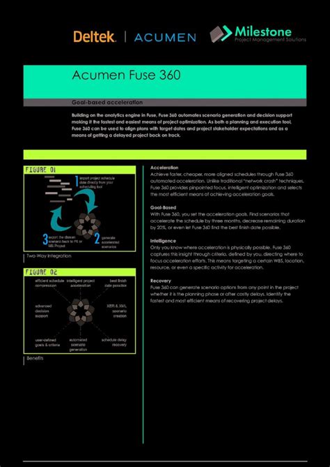 Pdf Acumen Fuse 360 Milestone Acumen 360 Datasheet … · Acumen Fuse