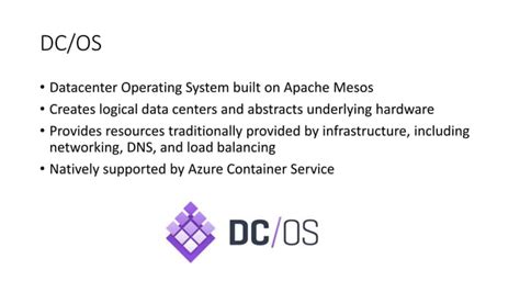 Containerization In Microsoft Azure Pptx Operating Systems Computer Software And Applications