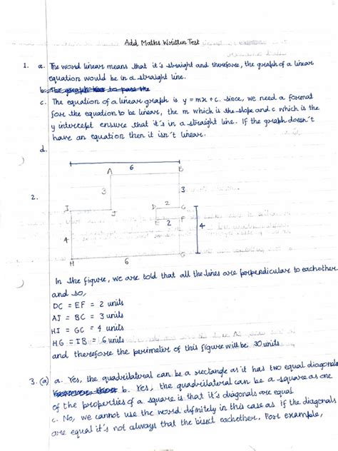 Add Maths Test Pdf