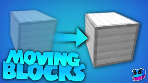 How To Make Moving Blocks In Minecraft Tutorial Youtube