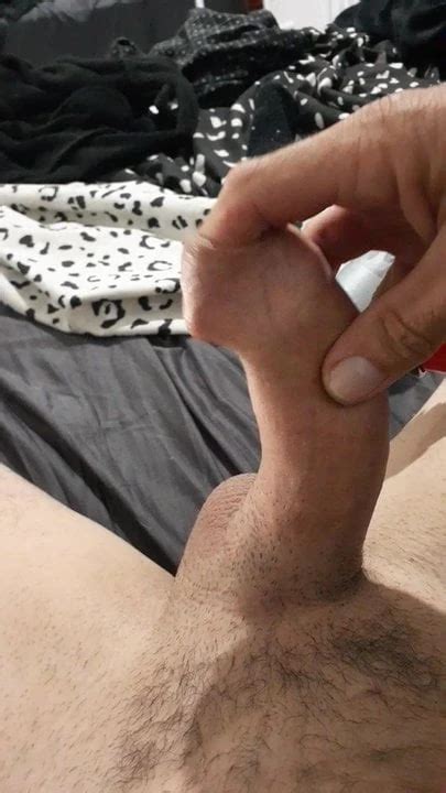 Stroking My Horny Cock On Kik Fingering Precum Soaked Foresk Gay Man