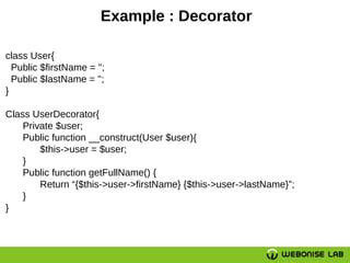 Design Patterns In PHP PHP TEAM PPT