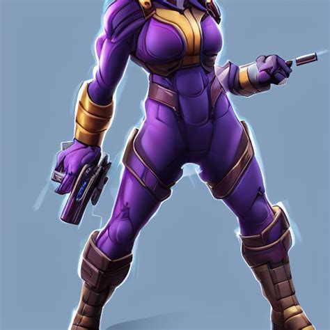 Krea Ai Portrait Of Female Thanos Team Fortress 2 Style E