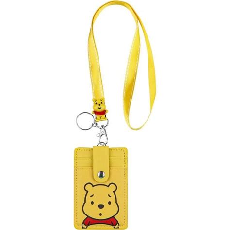Porte cartes de Dessin Animé With Long Lanyard Lanière avec Clip Pour Badge with Three Card