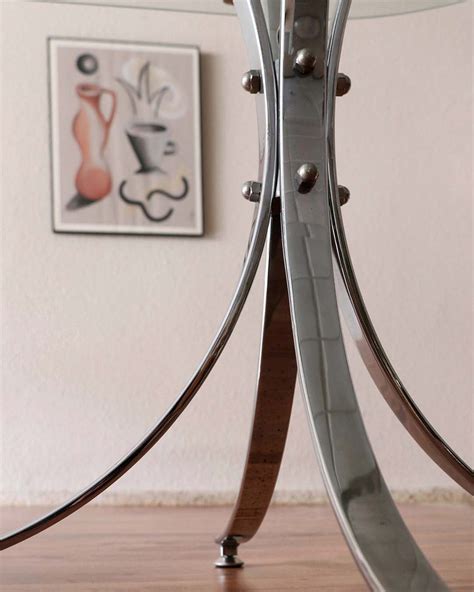 Beveled Glass Table Martina Vintage