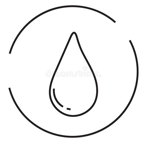 One Rain Drop Icon Icon Stock Vector Illustration Of Weather 259789162