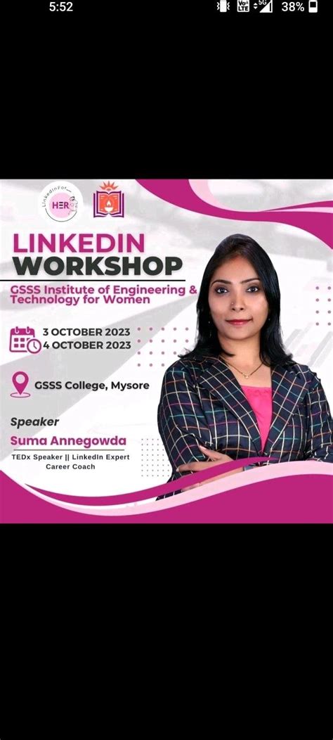 Manisha K On Linkedin I Attended A Workshop On Leveraging My Linkedin