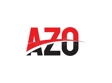 Azo Letter Initial Logo Design Vector Illustration Stock Vector