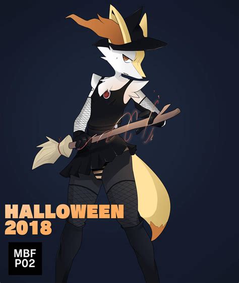 Halloween Braixen By Mbf P02 On Deviantart