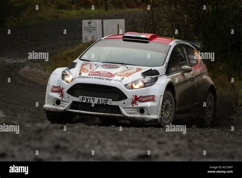 Robert Barrable At The Wales World Rally Championship Wrc Rally Gb In