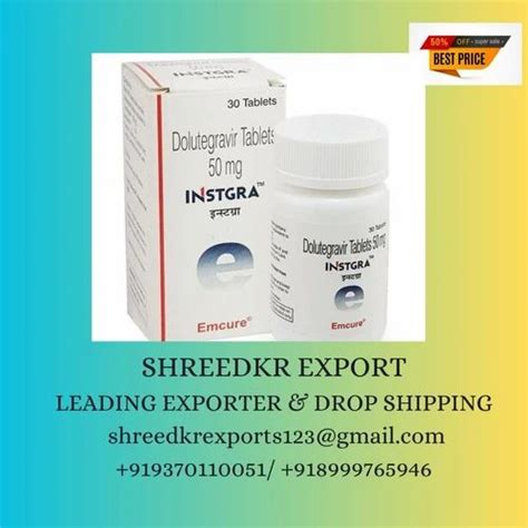 Instgra Dolutegravir 50 Mg Tablets At Best Price In Nagpur By Shree Dkr
