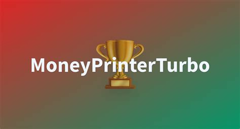 HarryLiu MoneyPrinterTurbo At Main