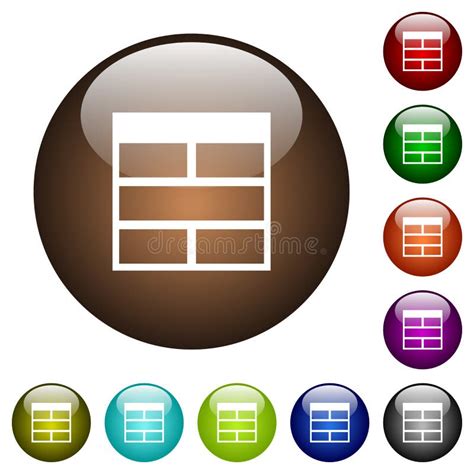 spreadsheet horizontally merge table cells color glass buttons stock