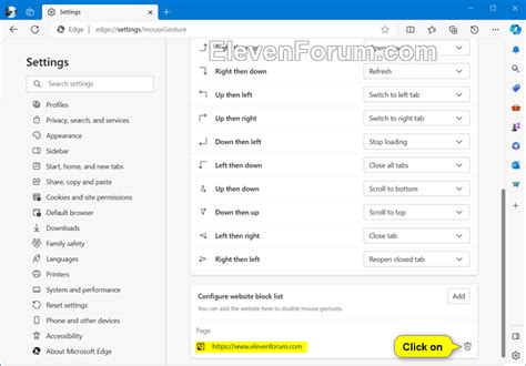 Enable Or Disable Mouse Gesture In Microsoft Edge Windows Forum