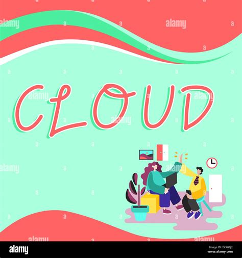 Text Sign Showing Cloud Concept Meaning Running Workloads Remotely Over Internet In Commercial