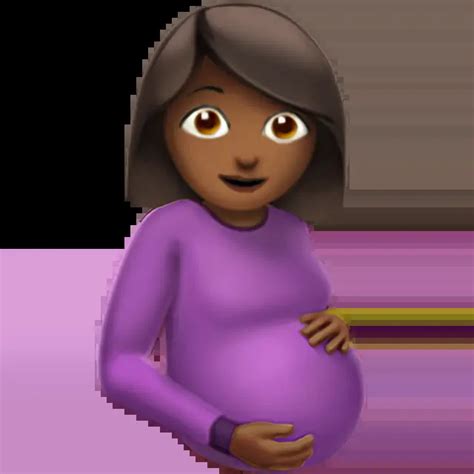 🤰🏾 Pregnant Woman Medium Dark Skin Tone Pregnant Woman Medium Dark