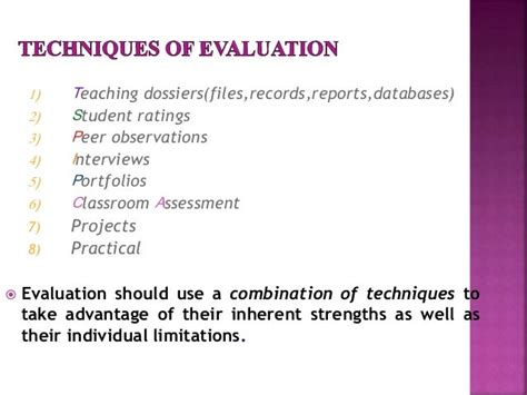 Tools N Techniques Of Evaluation