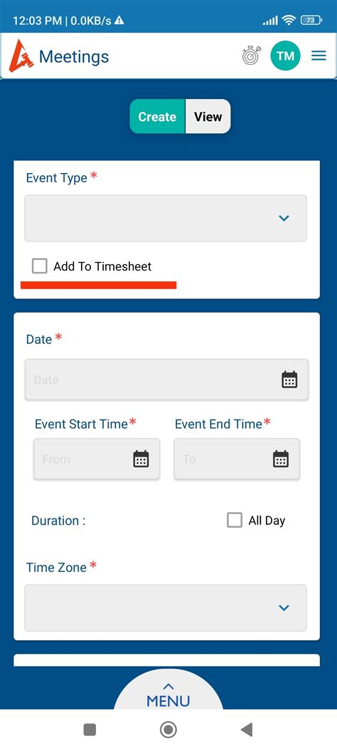 Bug 2612 Create Meetings All Type Of Events ‘add To Timesheet