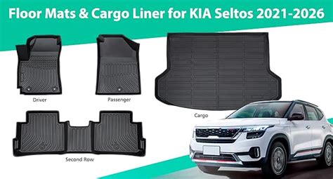 Diffcar® For Kia Seltos Floor Mats And Cargo Liner 2026 2025 2024 2023