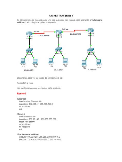 Taller No 4 Packet Tracer 1 Pdf