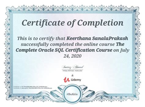 Keerthana Sanala Prakash Be Ms On Linkedin Oracledatabase Sqldeveloper