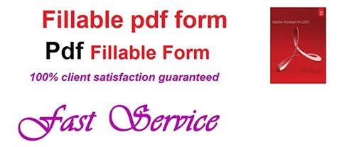 Create An Interactive Fillable Pdf Form In Adobe Acrobat By Flipversecart Fiverr