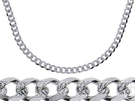 Łańcuszek ze srebra pr diamentowana PANCERKA cm LipGold