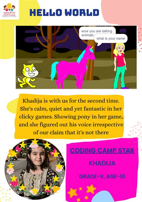 Weepro Coders Meet Khadija Who Made Her First Code On