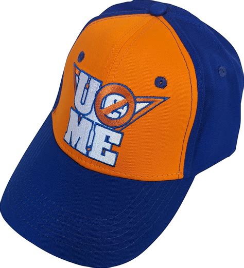 John Cena Wwe Orange Never Give Up Adult Sized Baseball Cap Hat Brand