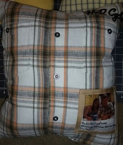 Custom Memory Pillow Made From Your Loved Ones By Onesavvysister