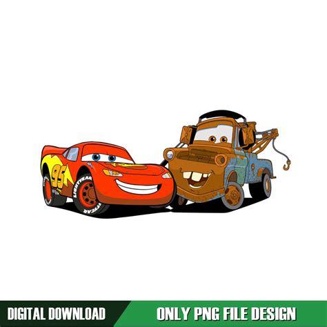 Disney Cars Lightning Mcqueen And Mater Png Inspire Uplift