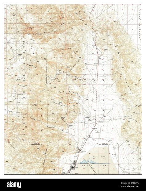 Trona California Map 1949 162500 United States Of America By