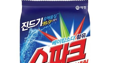 분말세탁세제 No1 애경 스파크 30년생 소나무 800만 그루 심었다