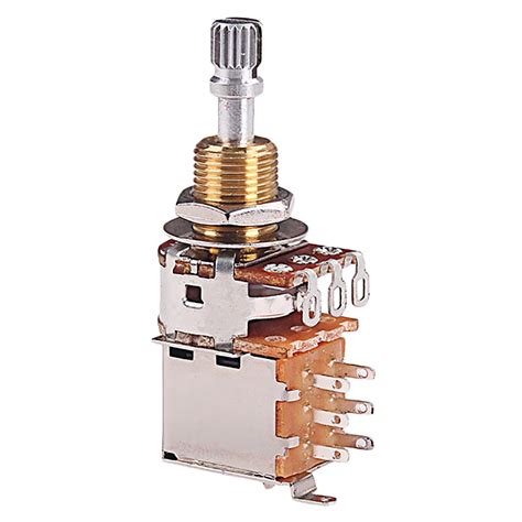 A500k Potentiometer Push Pull Switch Splined Dpdt Grandado