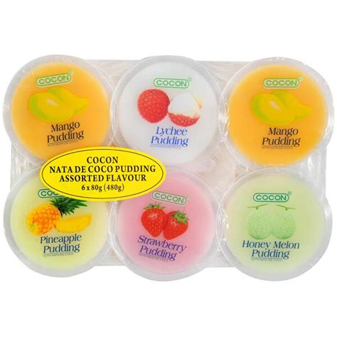 Cocon Assorted Pudding 6 Pieces 480g Shop And Dispatch