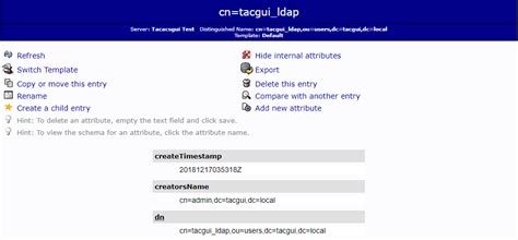 OLD TACACSGUI OpenLDAP