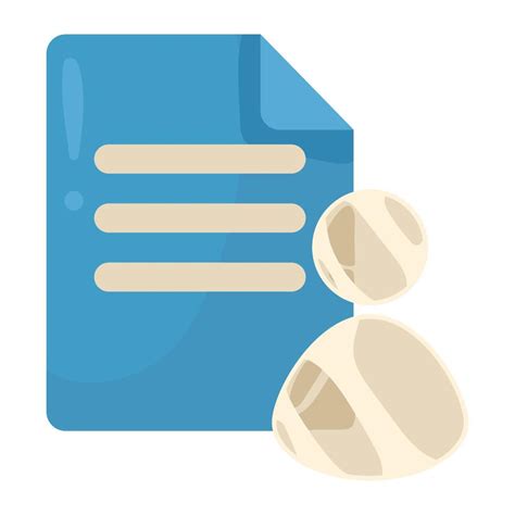 User And Document Glassmorphism Style 14015424 Vector Art At Vecteezy