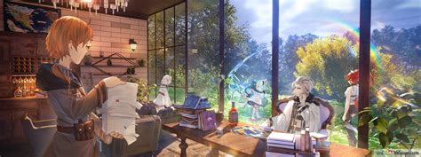 Mushoku Tensei Jobless Reincarnation Work Room 4k Wallpaper Download
