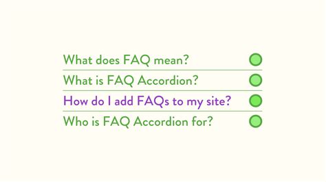faq accordion add accordion style text to your site