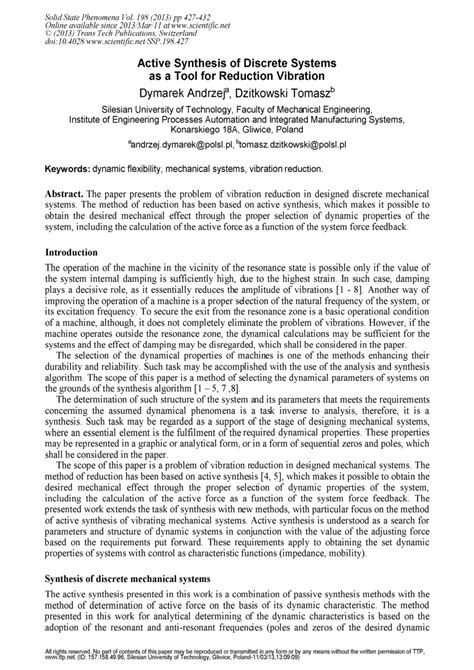 pdf active synthesis of discrete systems as a tool for reduction