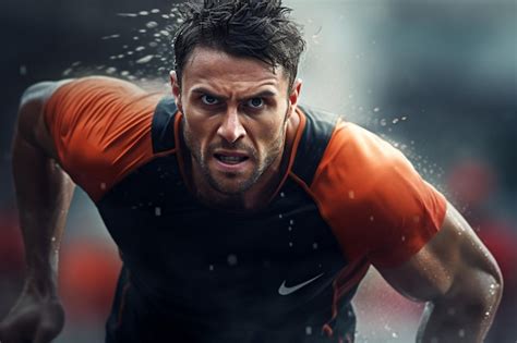 Premium Photo Athletes In Action During Sports