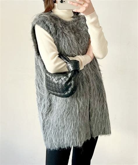 Emma Taylor（エマテイラー）の「シャギーニットジレ（ベスト）」 Wear